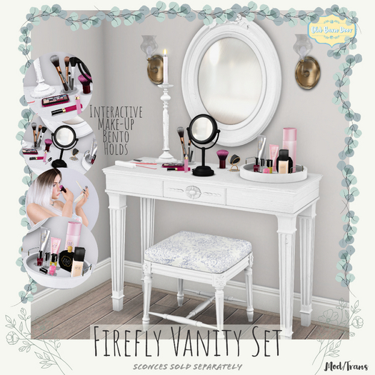 Second Life Marketplace {obd} Firefly Vanity Set